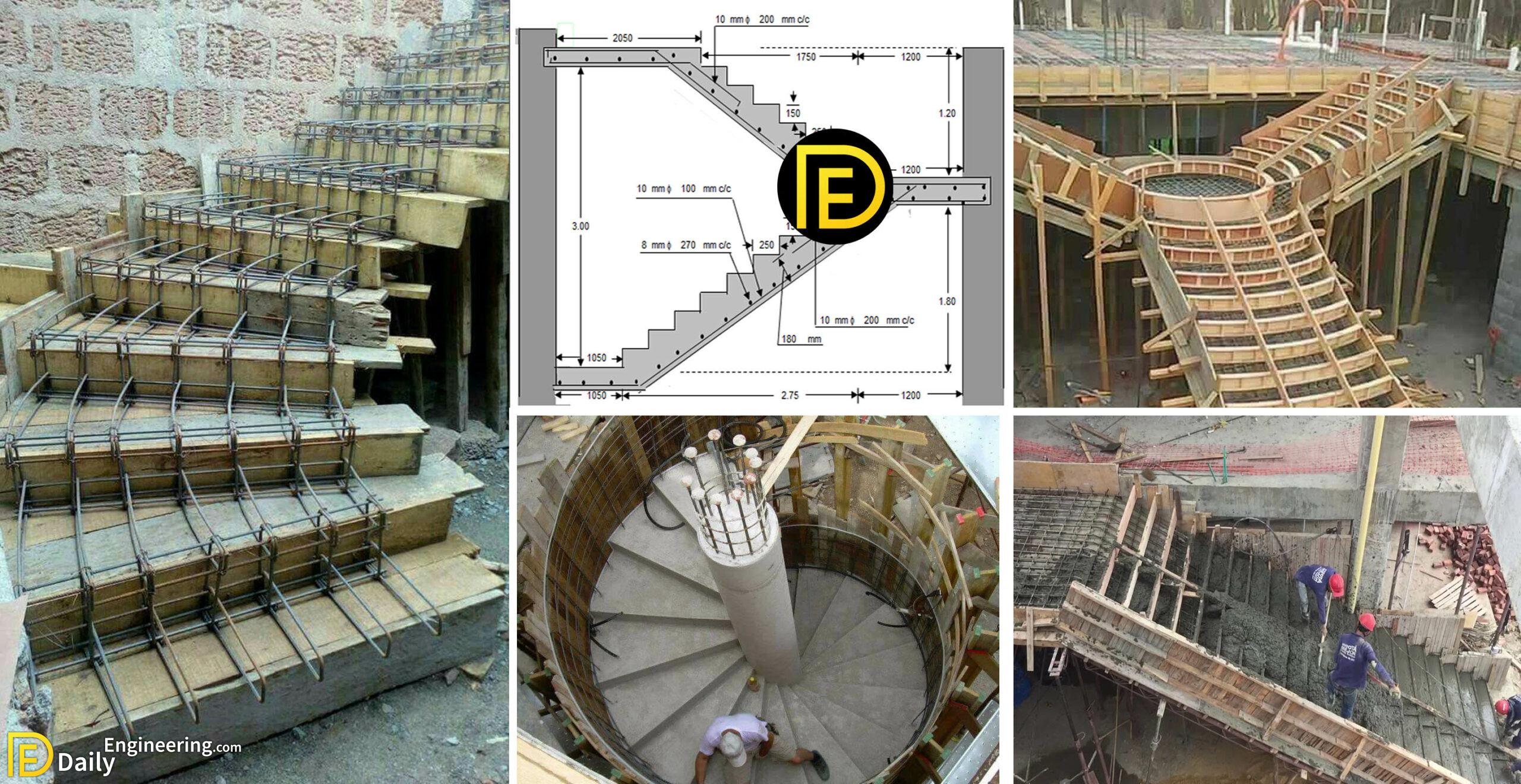 Staircase Information And Details Under Construction - Daily Engineering
