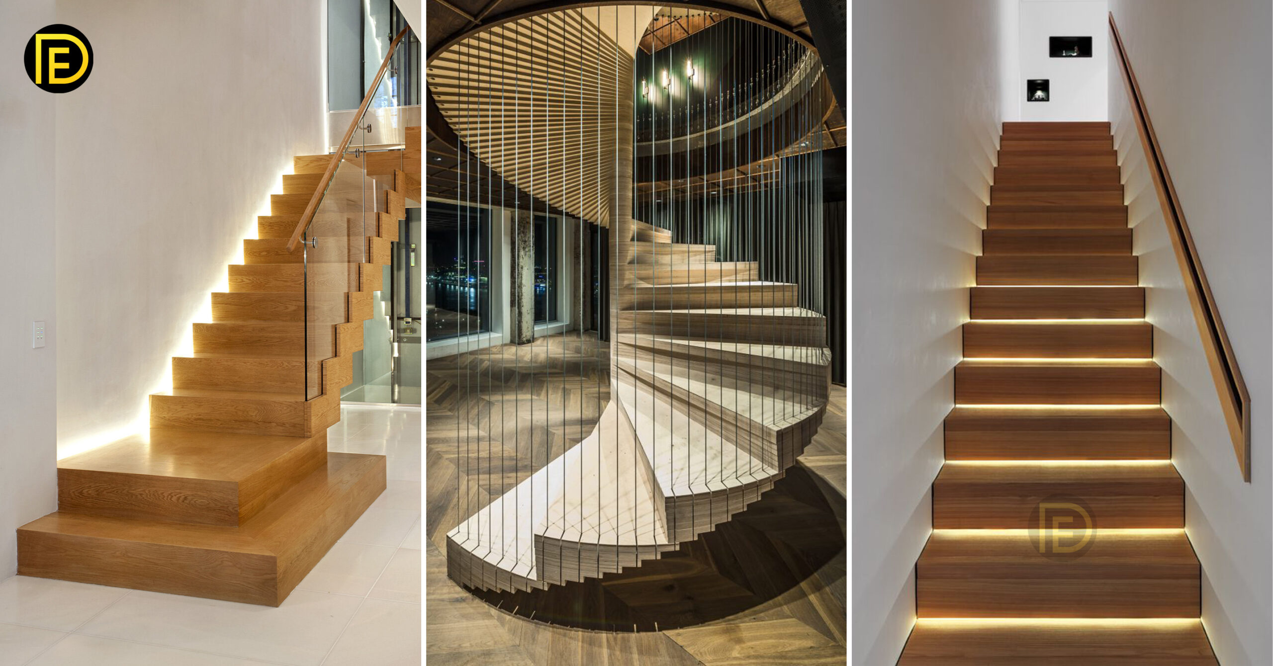 Modern Staircase Design Ideas With Lights - Daily Engineering